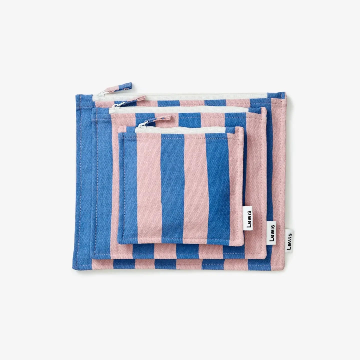Stripe Zip Pouch Set || Parfait – Honey Pie Children's Boutique